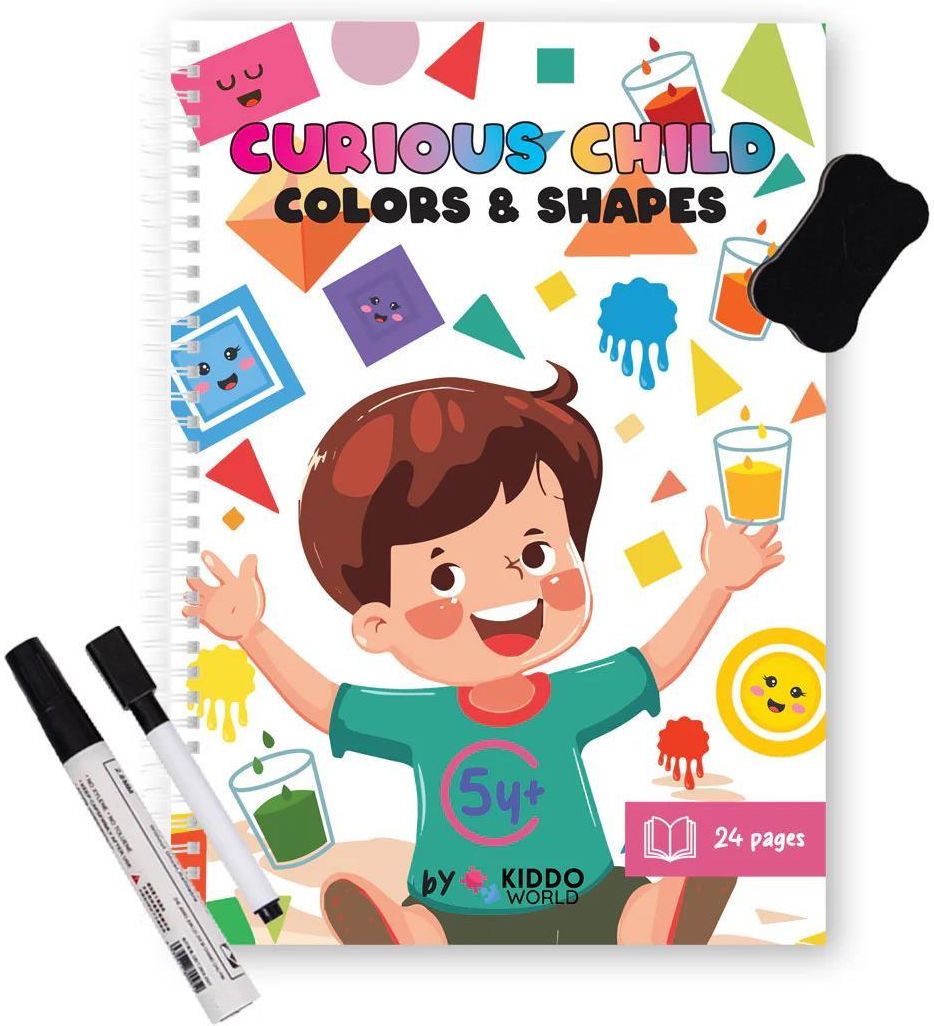 Kiddo World Si Zeszyt Ćwiczeń Curious Child Colors & Shapes 5+ Lat ...