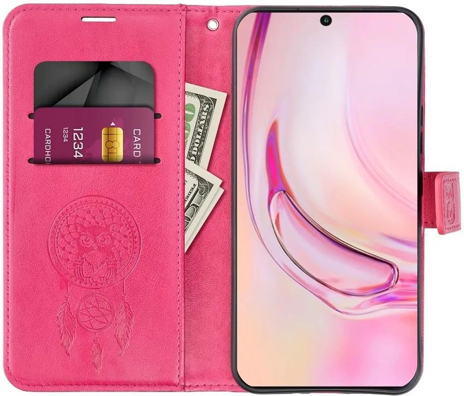 Kabura Mezzo Book Do Iphone 16 Łapacz Snów Magenta - Etui na telefon ...