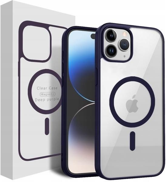 Etui Clear Case Kompatybilny Z Magsafe Do Iphone 11 Pro Max Deep Purple ...
