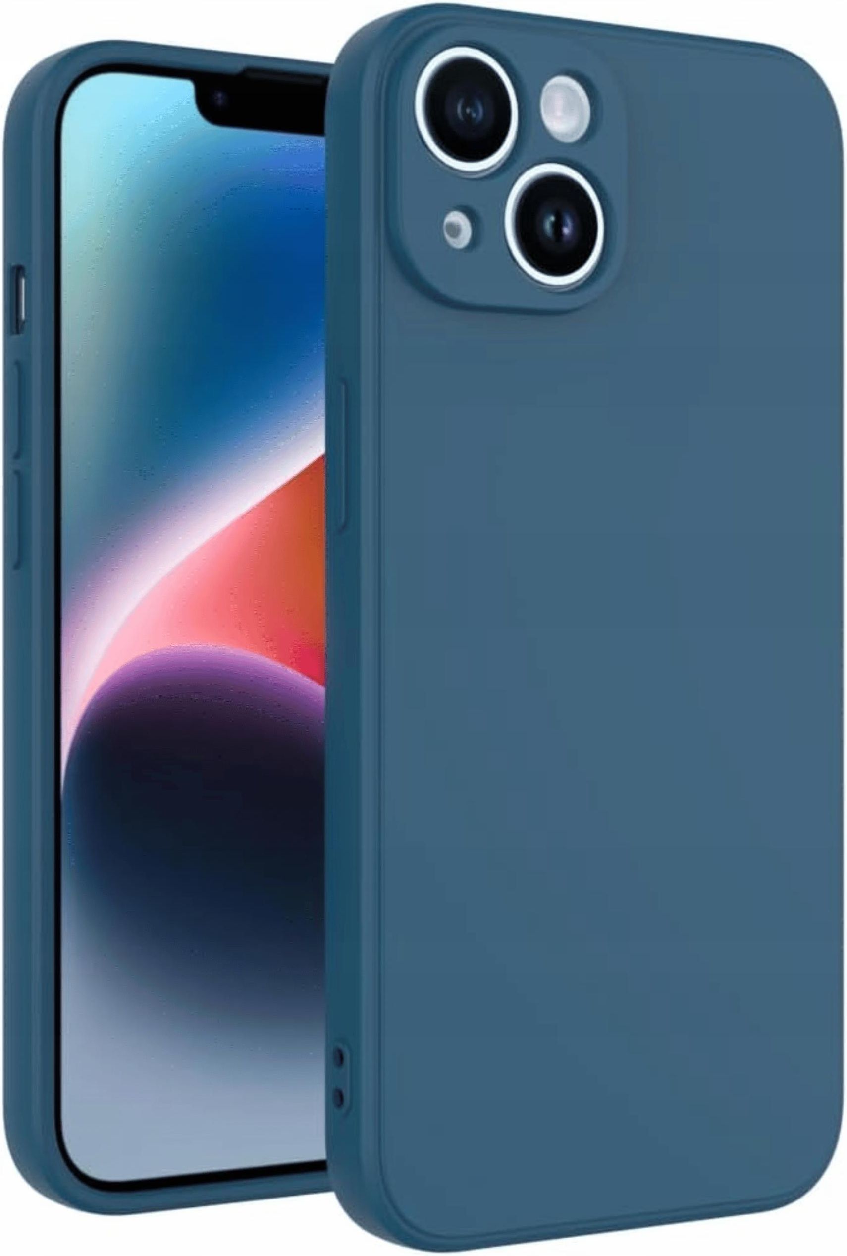 Niebieskie Etui Iphone 1 Mikrofibra Silikonowy Case - Etui na telefon ...