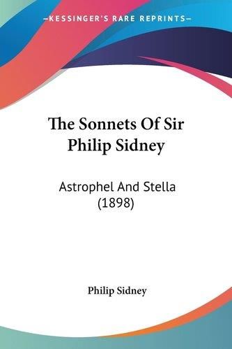 The Sonnets Of Sir Philip Sidney Sidney - Literatura obcojęzyczna ...