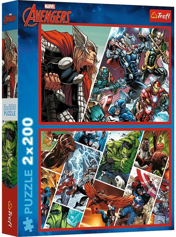 Trefl Puzzle Marvel 2x200el. Obrońcy świata 13318 - Ceny i opinie ...