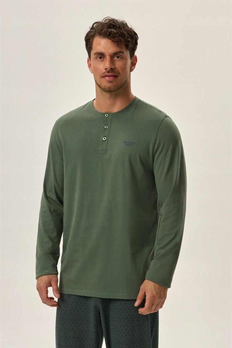 Henderson Piżama Męska Hale 41917 AW24 M Zielony - Ceny i opinie - Ceneo.pl