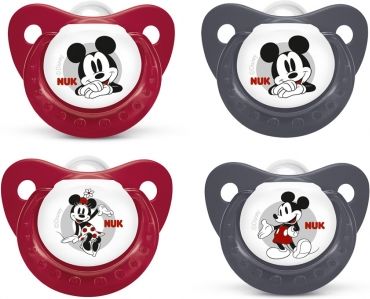 Nuk Silikonowy Smoczek Uspokajający Disney Miki, Rozm. 2 Dwupak - Ceny i opinie - Ceneo.pl