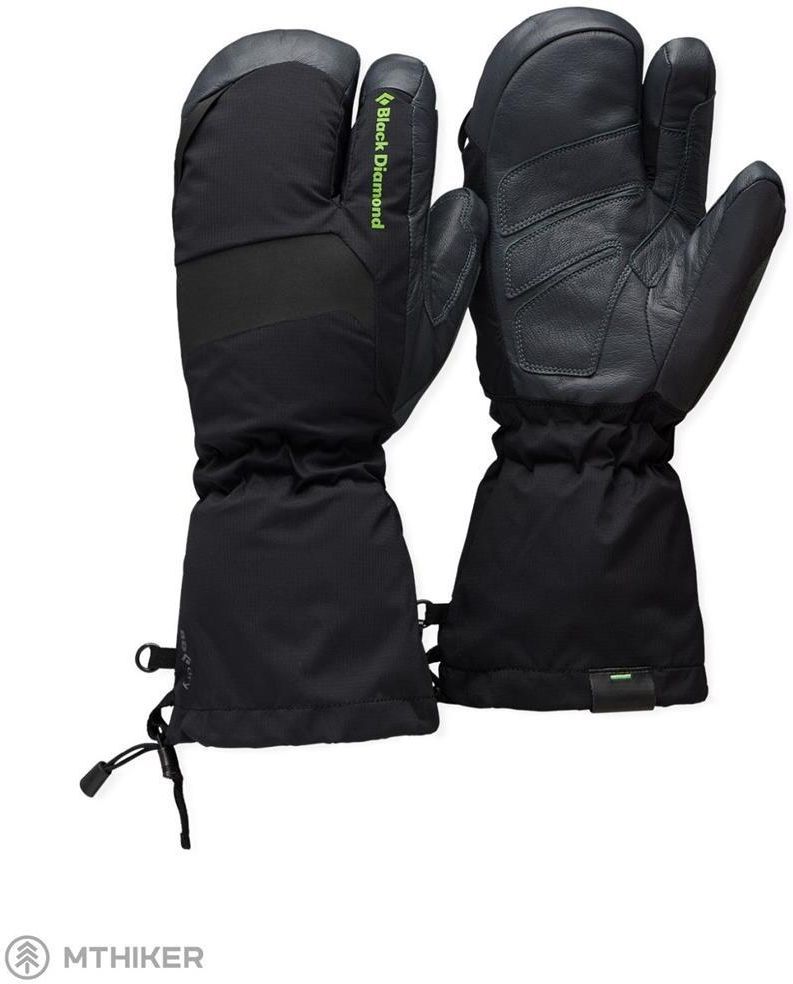 Rękawiczki Black Diamond Alpine 3-Finger Mitts, Czarne/Karbonowe - Ceny ...