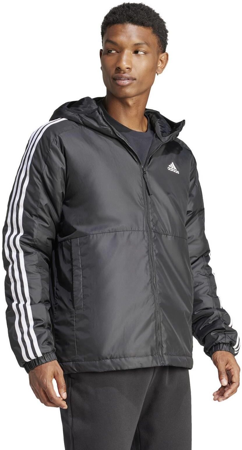 Kurtka wodoodporna męska adidas ESSENTIALS 3-STRIPES czarna IN7194 ...