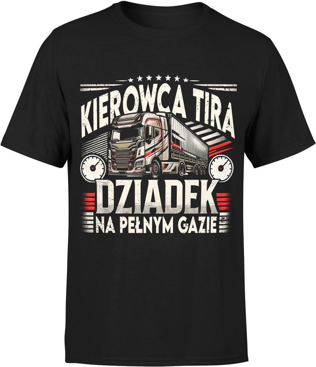 Dziadek Kierowca tira Męska koszulka (3XL, Czarny) - Ceny i opinie - Ceneo.pl