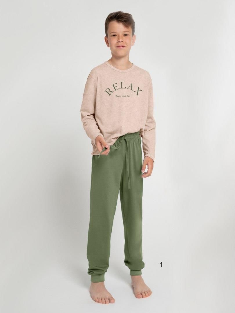 Taro Piżama 3090 SAMMY AW/23 Kolor(beżowy melanż 01) Rozmiar(158 ...