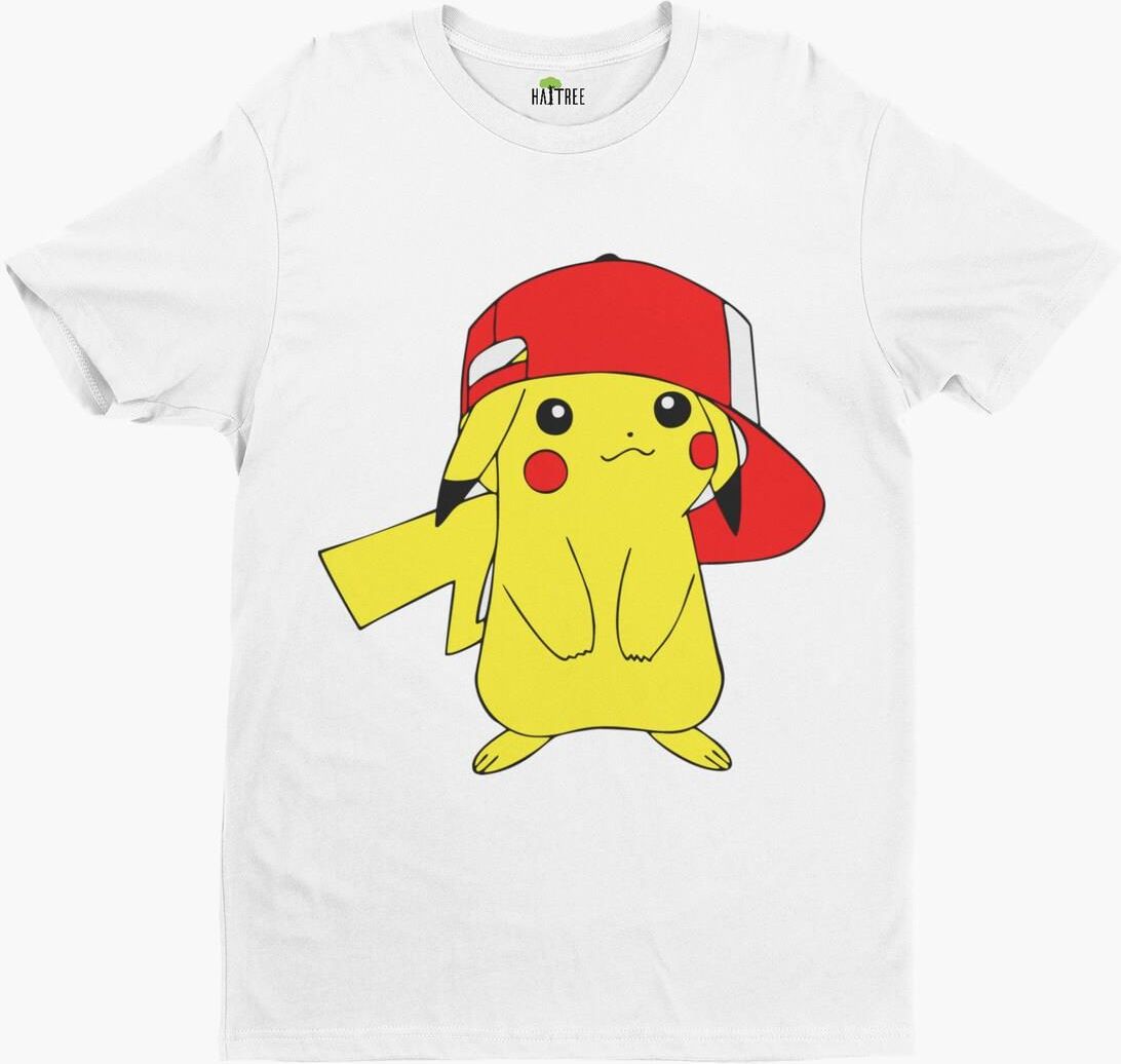 T-Shirt Boys Pokemon Pikachu Cappy Pika Anime Organic Cotton Kids Merch ...