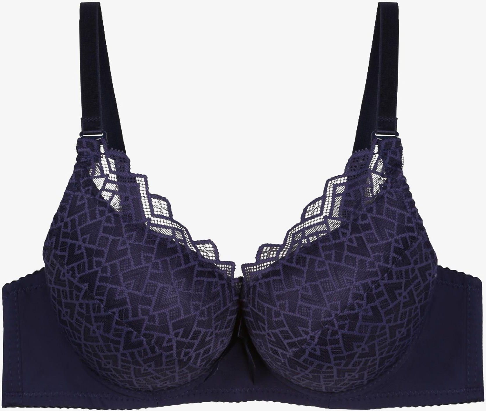 Born2Be Granatowy Biustonosz damski 85B Push-up - Ceny i opinie - Ceneo.pl