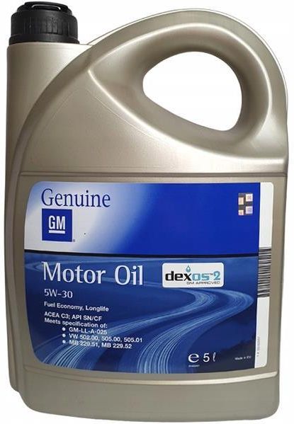 Gm Dexos 2 Longlife 5W30 5l - opinie i ceny na Ceneo.pl