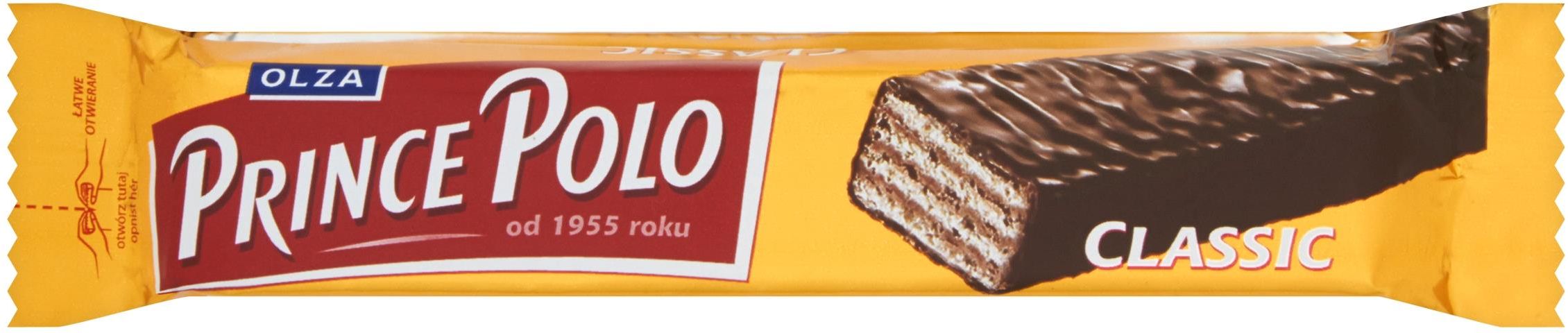 Prince Polo Classic Wafelek Z Kremem Kakaowym W Czekoladzie 17,5g 28szt ...