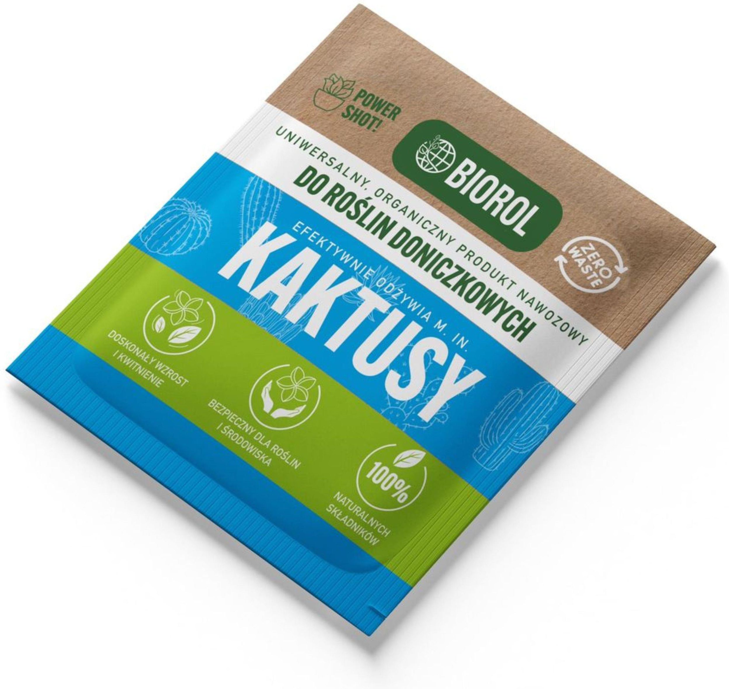 Nawóz Biorol Power Shot 50g 3X Nawóz Organiczny Odżywka Do Kaktusów ...