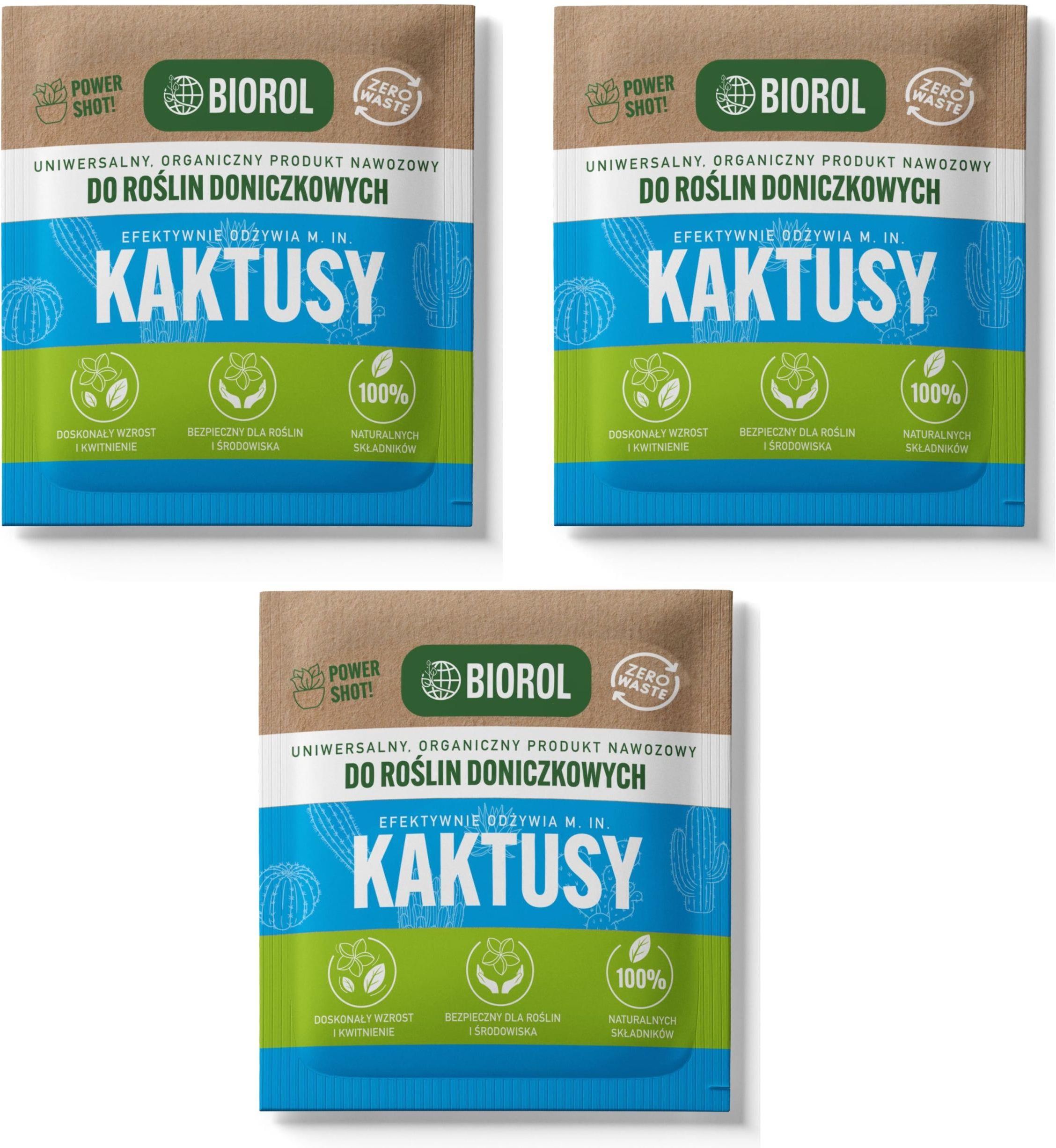 Nawóz Biorol Power Shot 50g 3X Nawóz Organiczny Odżywka Do Kaktusów ...