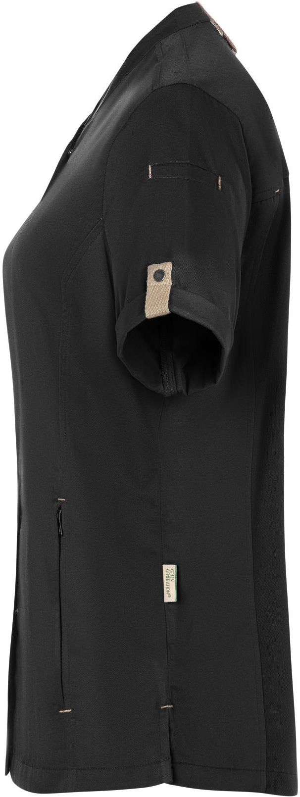 Karlowsky Damska Koszula Gastro Ky135 Black (Ca. Pantone 419C) 36 ...