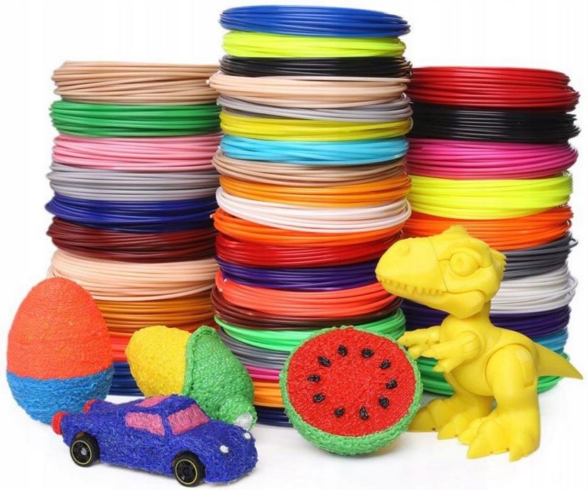 Pisak 3D FILAMENT DO DŁUGOPISU 3D HIKEY PLA WKŁADY 200M 40 KOLORÓW 3D PEN KOLOROWE - Opinie i ...
