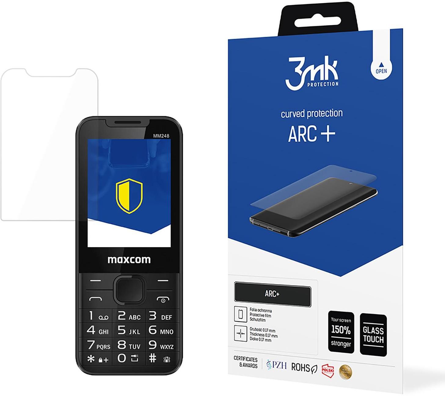 Folia Ochronna Na Zaokrąglony Ekran Do Maxcom Mm248 4G 3Mk Arc - Opinie ...