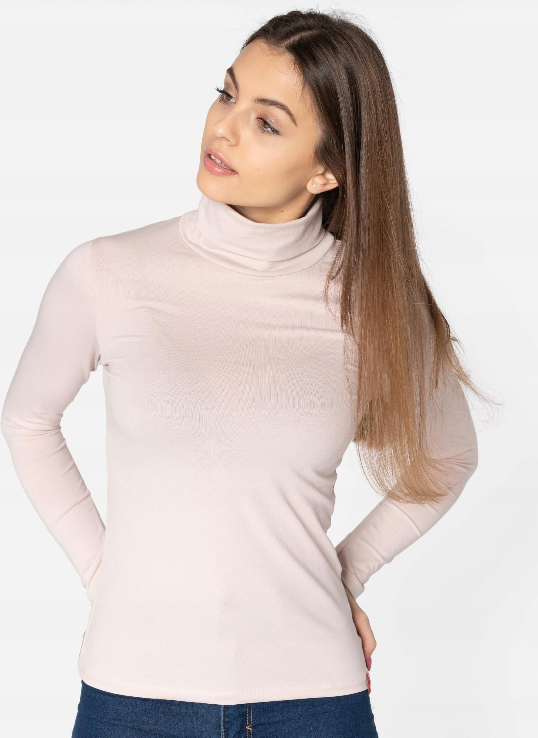Golf Damski Cienki Sweter Golfy 8112-04 r S/m - Ceny i opinie - Ceneo.pl