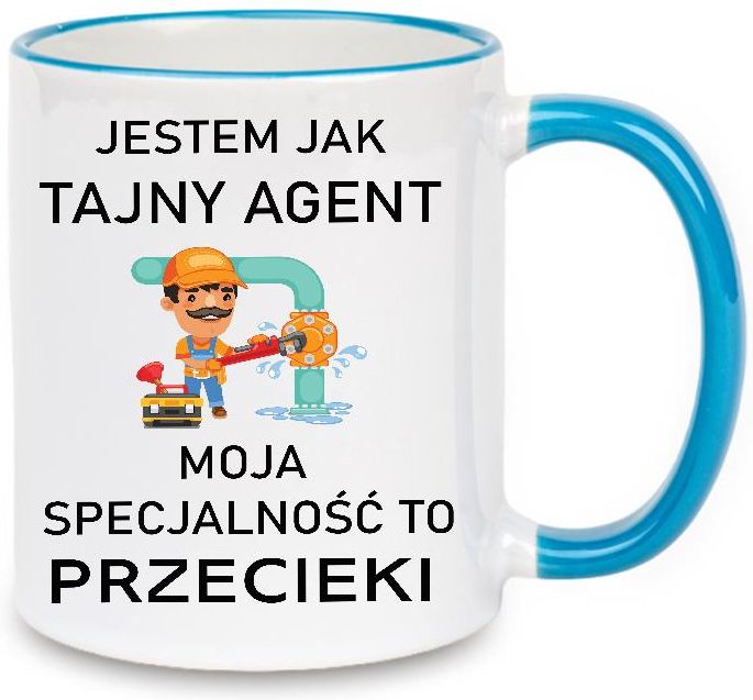 D-G Kubek Z Nadrukiem Hydraulik Zabawny Tekst Bujn-Hyd-009 - Opinie i atrakcyjne ceny na Ceneo.pl