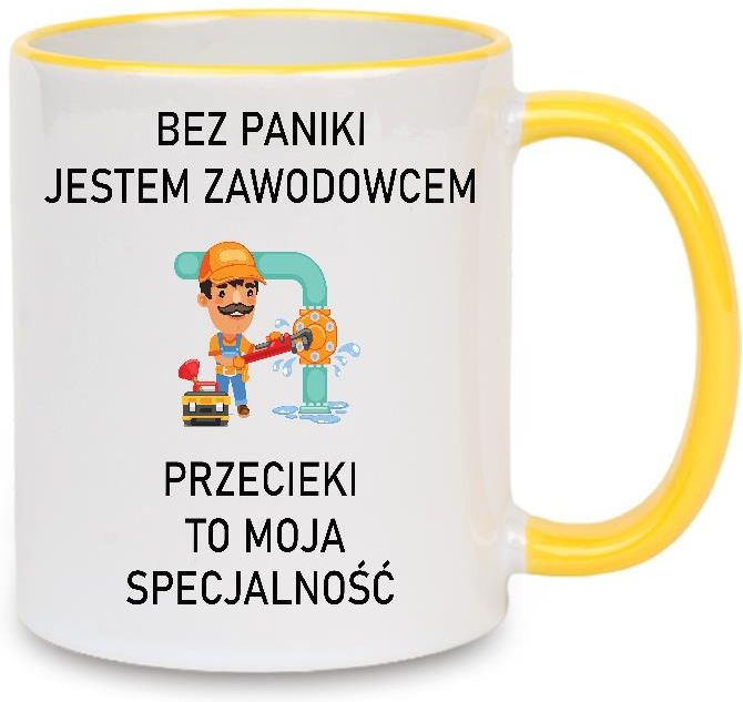 D-G Kubek Z Nadrukiem Hydraulik Zabawny Tekst Buż-Hyd-010 - Opinie i atrakcyjne ceny na Ceneo.pl