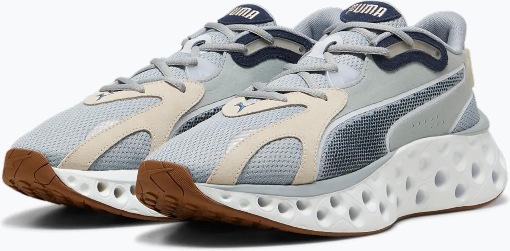 Puma Softride Frequence Cool Mid Gray Alpine Snow Club Navy - Ceny i ...