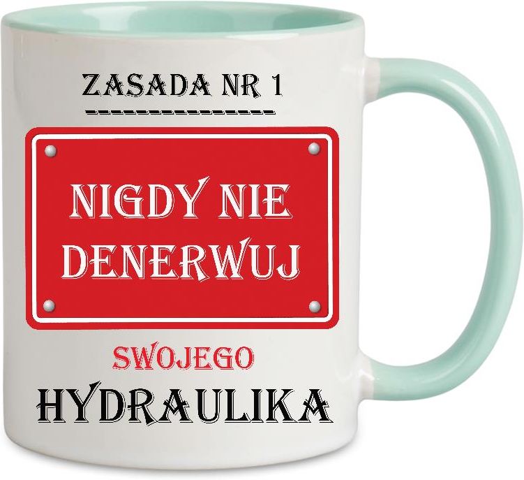 D-G Kubek Z Nadrukiem Hydraulik Zabawny Tekst Bcmz-Hyd-004 - Opinie i atrakcyjne ceny na Ceneo.pl