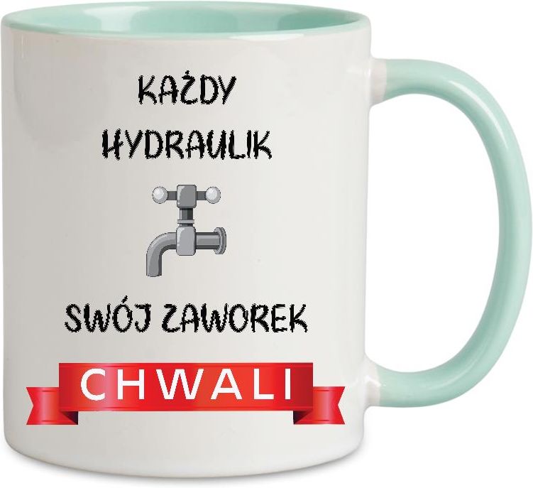 D-G Kubek Z Nadrukiem Hydraulik Zabawny Tekst Bcmz-Hyd-005 - Opinie i atrakcyjne ceny na Ceneo.pl