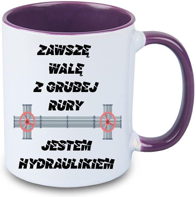 D-G Kubek Z Nadrukiem Hydraulik Zabawny Tekst Bcsl-Hyd-006 - Opinie i atrakcyjne ceny na Ceneo.pl