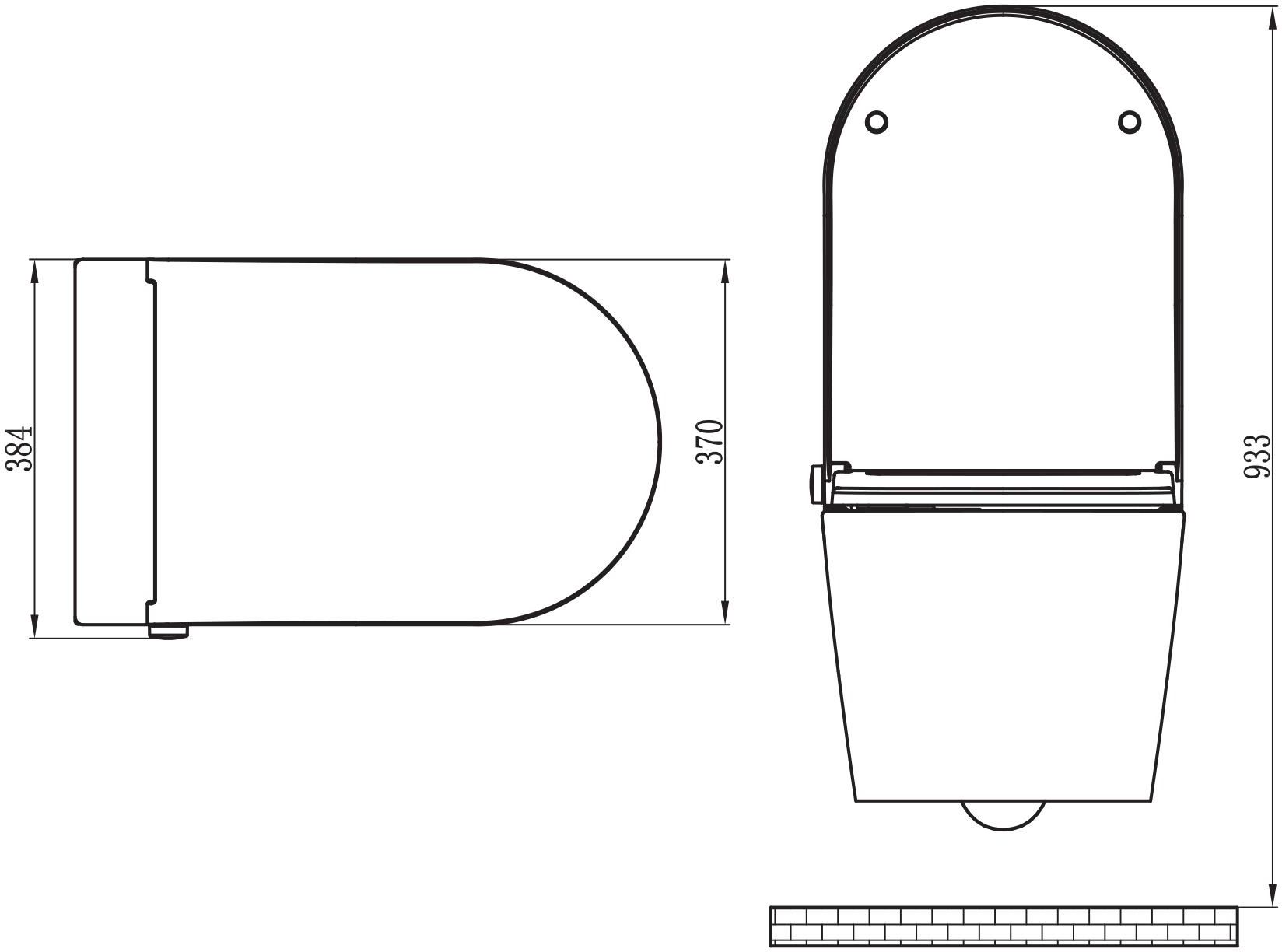 Zestaw podtynkowy Bernstein WC16: PRO+ 1102 + Stelaż G3004A + Przycisk ...