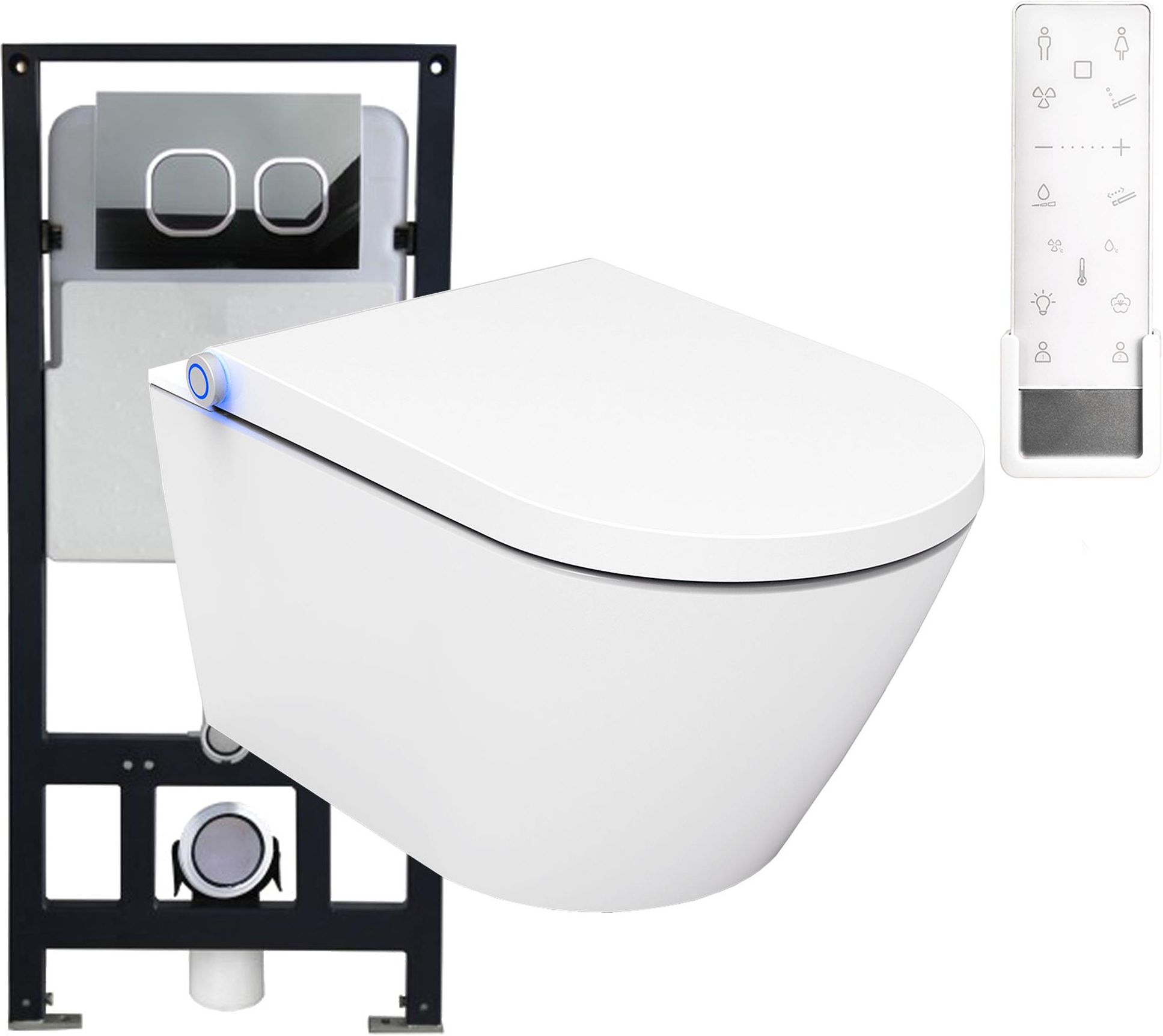 Zestaw podtynkowy Bernstein WC16: PRO+ 1102 + Stelaż G3004A + Przycisk ...