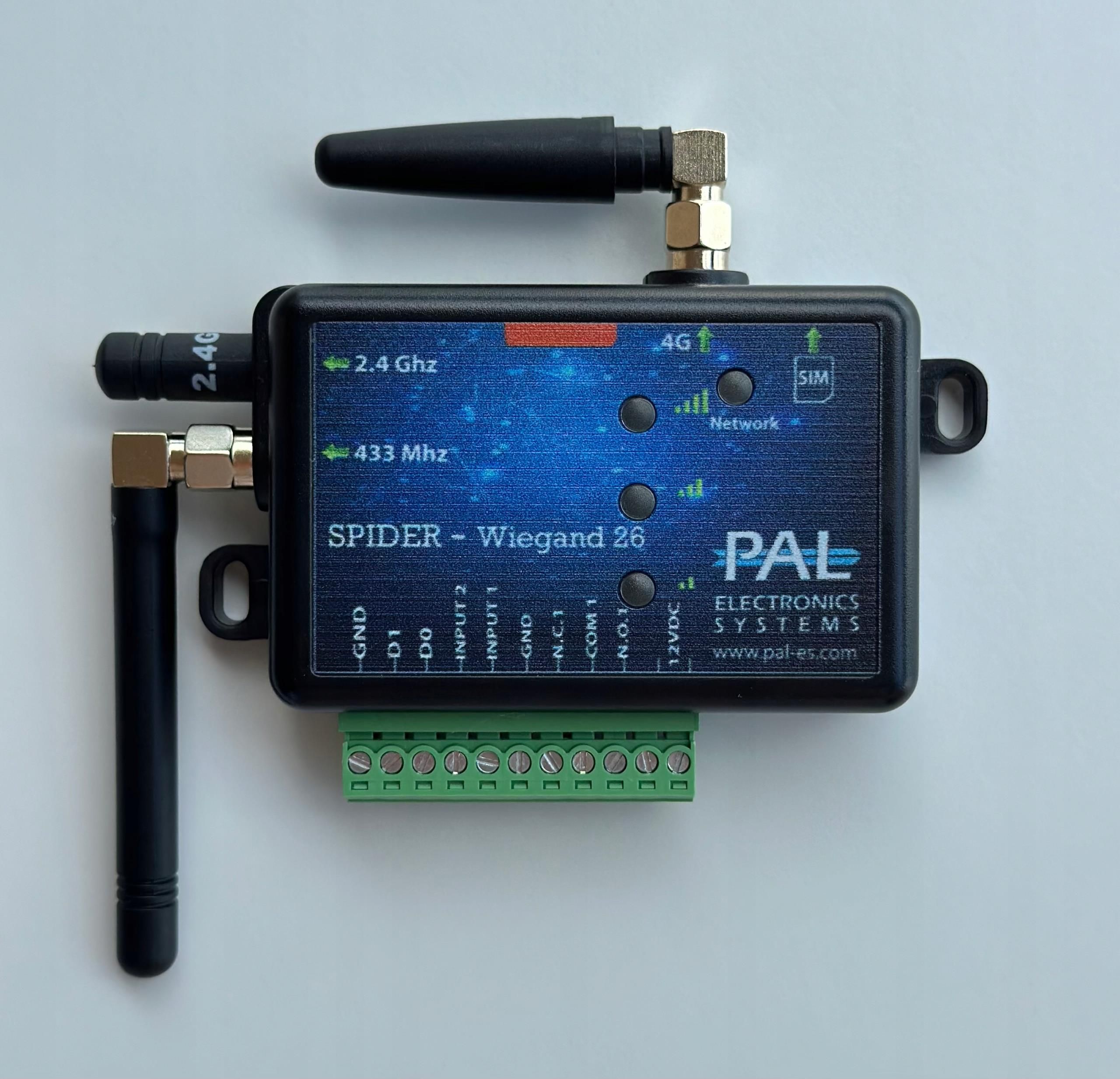 Spider Wiegand 26 Profesjonalny Sterownik Gsm/Wifi (SPIDERWIEGAND26 ...