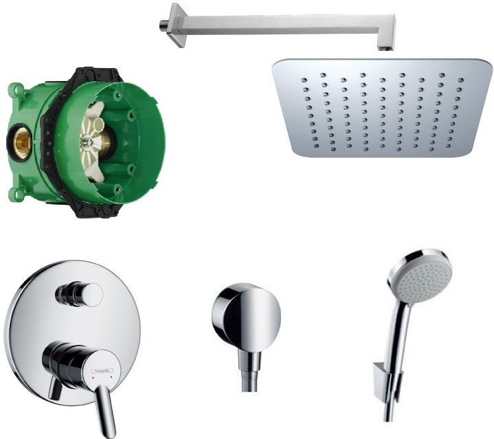 Zestaw prysznicowy Hansgrohe Zestaw natryskowy podtynkowy Focus S 6w1 ...