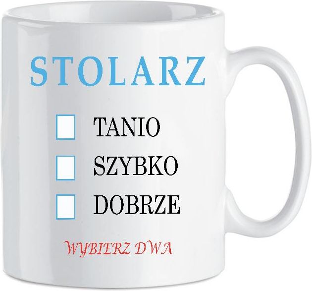 D-G Kubek Z Nadrukiem Stolarz Śmieszne Zabawny Tekst BI-STO-016 - Opinie i atrakcyjne ceny na ...