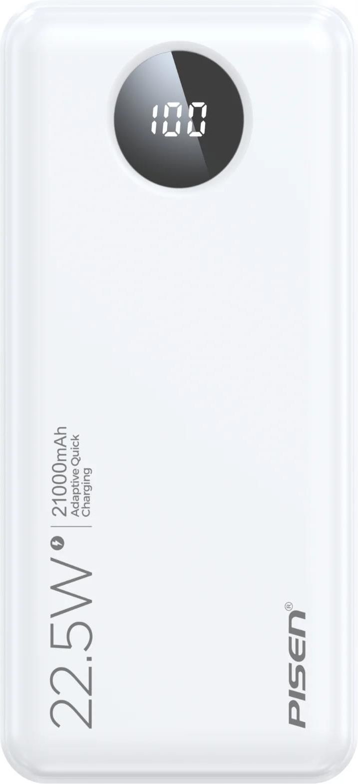 Powerbank PISEN Power Cube 22.5W Powerbank 21000mAh 2x USB + USB-C (TS ...