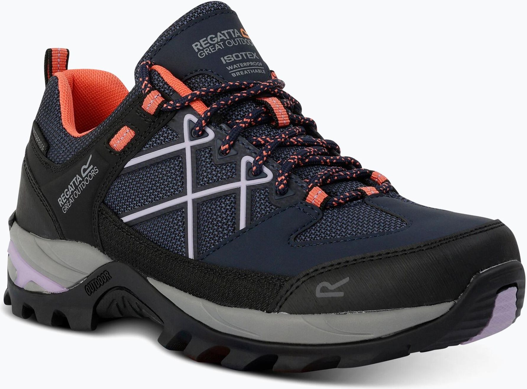 Buty trekkingowe Regatta Samaris Iii Low Navy Lilac - Ceny i opinie ...