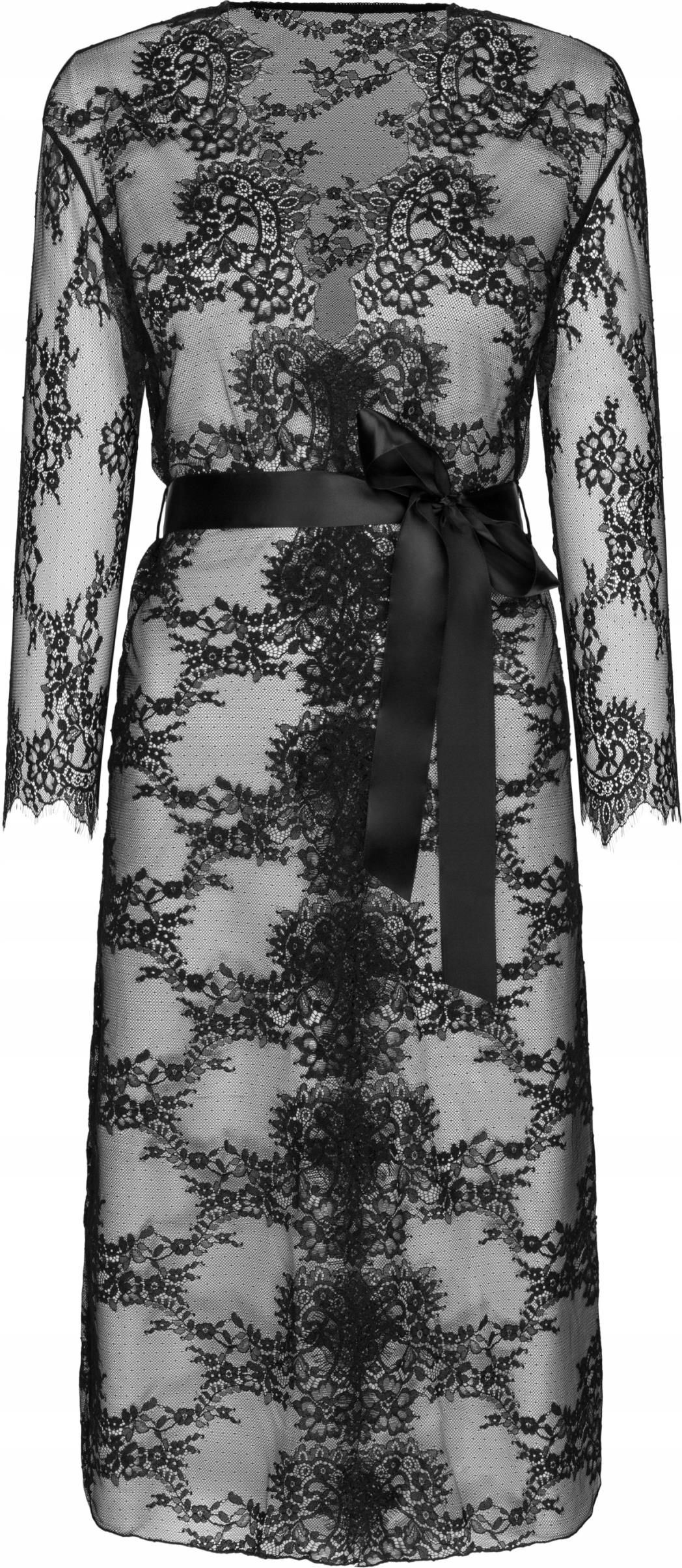 Szlafrok Mostina Licorin Collection Black Czarny LivCo Corsetti Fashion ...