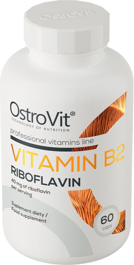 OstroVit Witamina B2 Ryboflawina 60 kapsułek - Opinie i ceny na Ceneo.pl