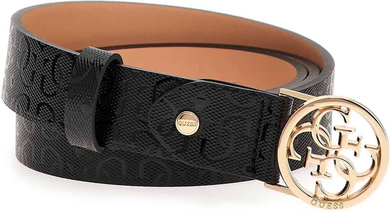 Guess pasek damski czarny z logo Guess L - Ceny i opinie - Ceneo.pl