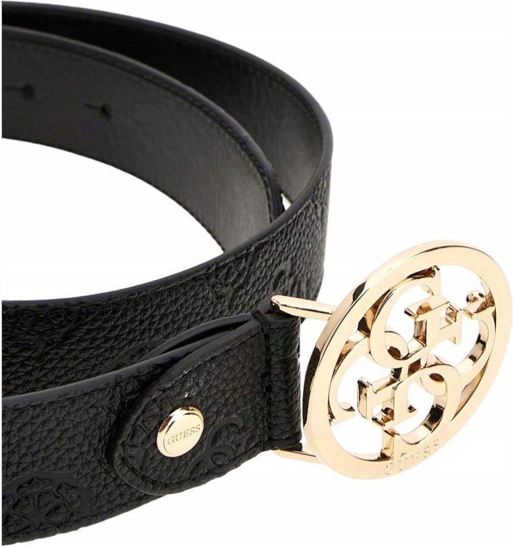 Guess Pasek Damski Cresidia Adj Pant Belt Czarny r.S - Ceny i opinie ...