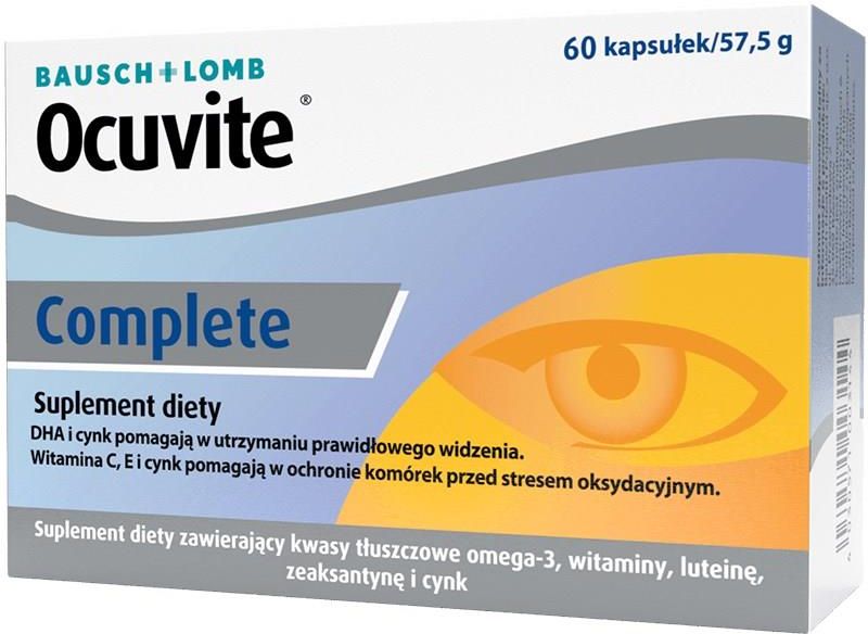 Ocuvite Complete 60 kapsułek - Opinie i ceny na Ceneo.pl
