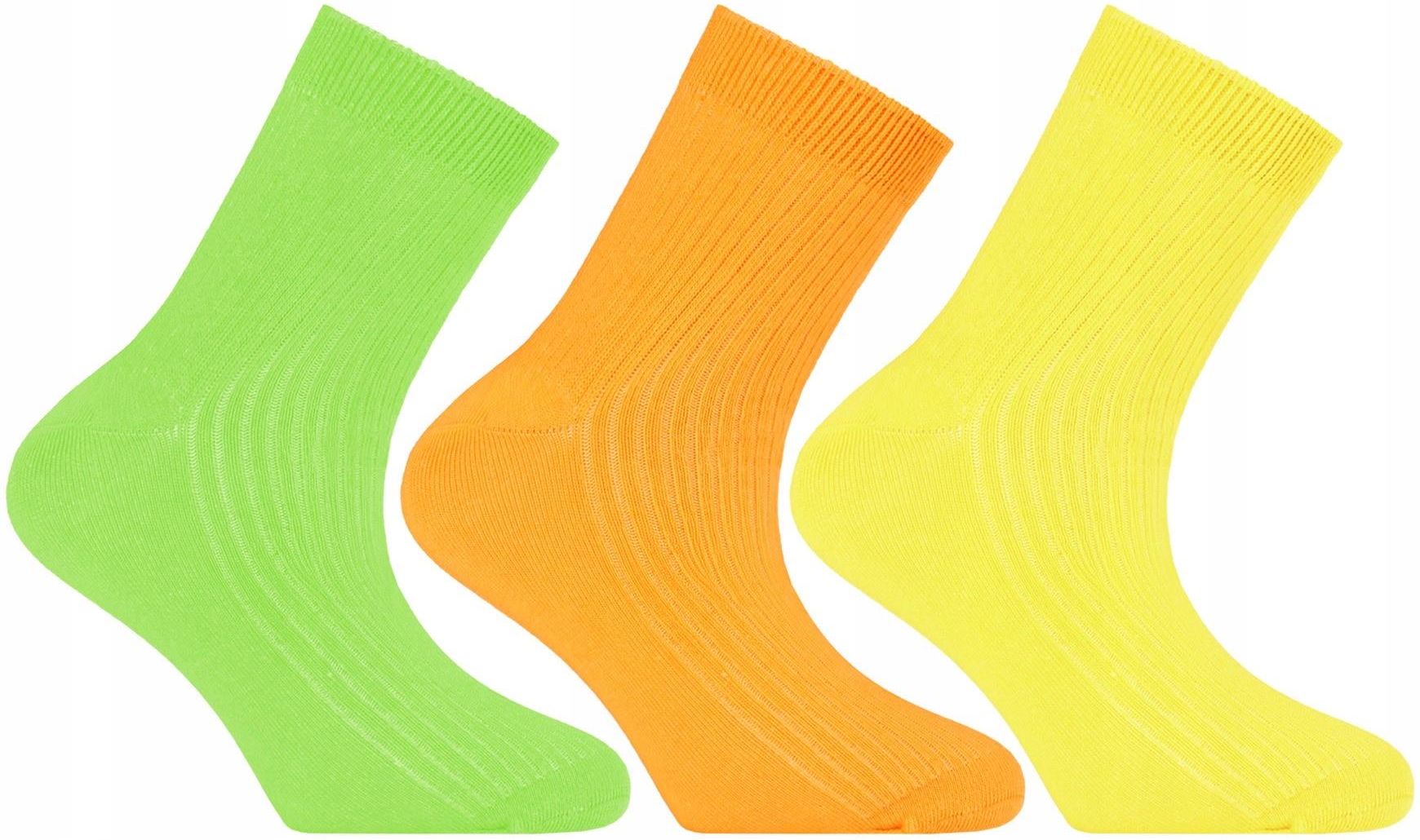 Skarpetki Dziewczęce Za Kostkę Kolorowe Bawełniane Moraj 3-PAK 27-30 ...