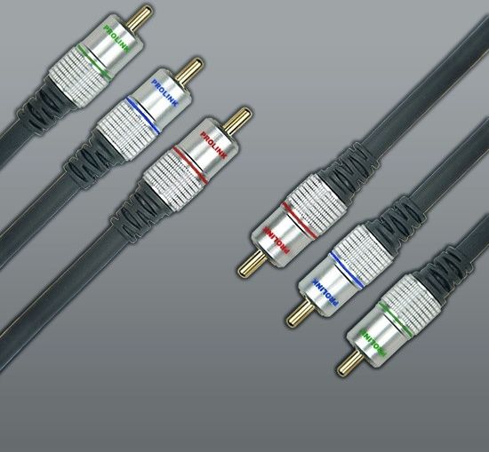 PROLINK 3xRCA/3xRCA COMPONENT 0.6m EXCLUSIVE (TCV-5250) - Opinie i ceny ...