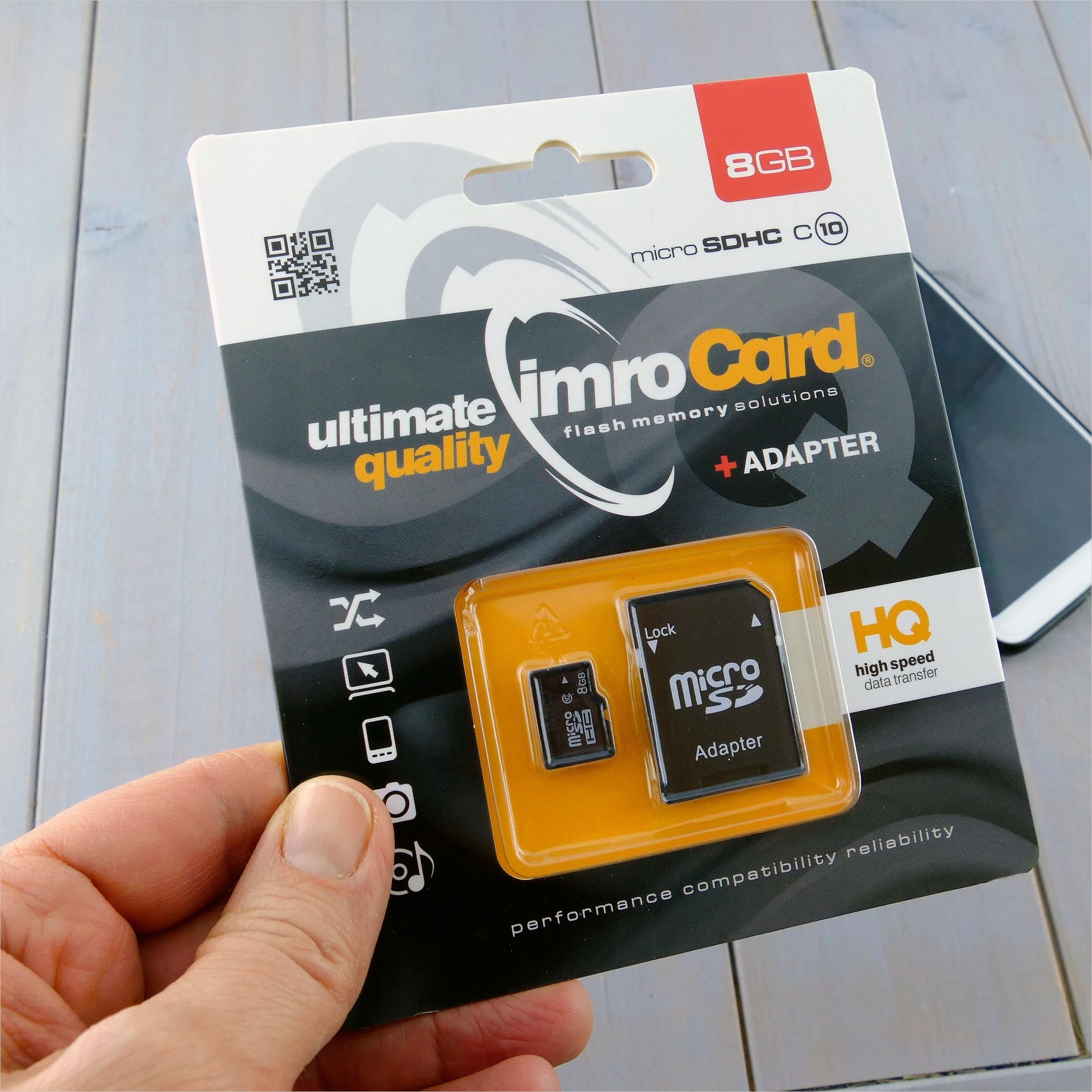 Imro Oryginalna Karta pamięci micro Sd 8GB do Huawei MediaPad T3 7 ...