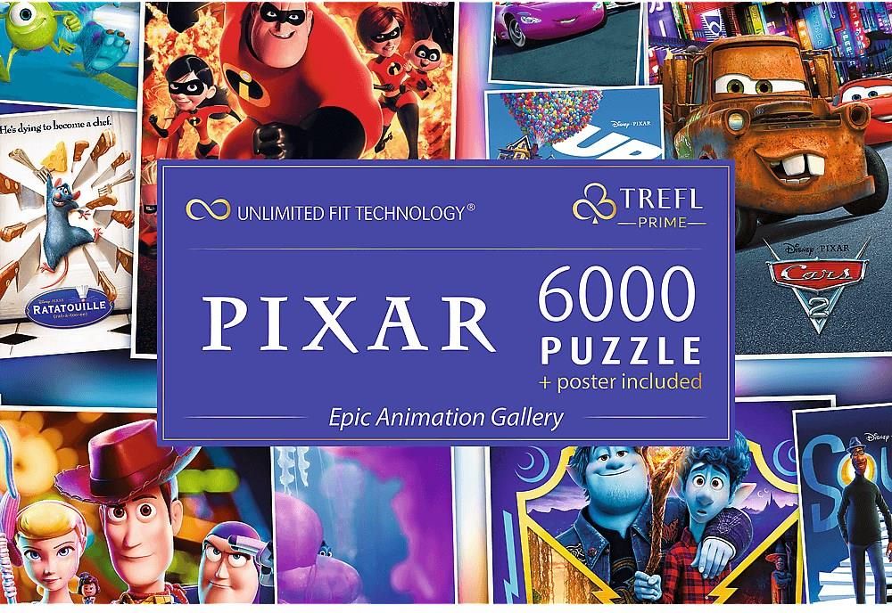 Trefl Puzzle Prime Disney Pixar 6000el. Epic Animation Gallery 81038 ...
