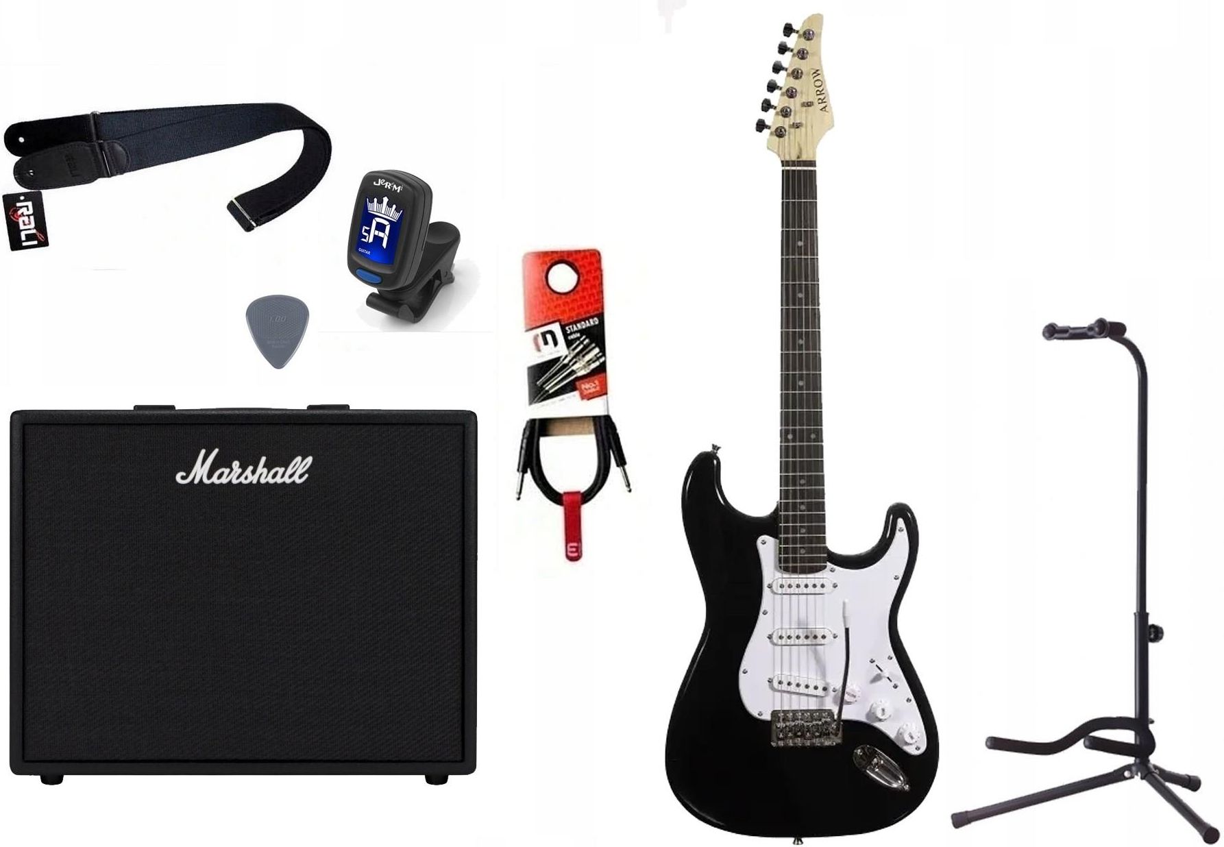 Gitara elektryczna + wzmacniacz 50W zestaw 1067 - ♫ Polski Sklep ...