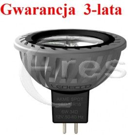 Ledecco Akme Spot LED Cree Mr16 6W Grafit 34st Ciepła Mr16w6w34dg ...