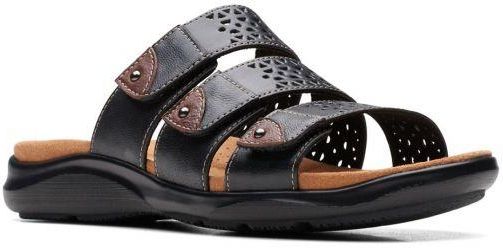 Sandały Clarks Kitly Walk kolor black leather 26172144 - Ceny i opinie ...