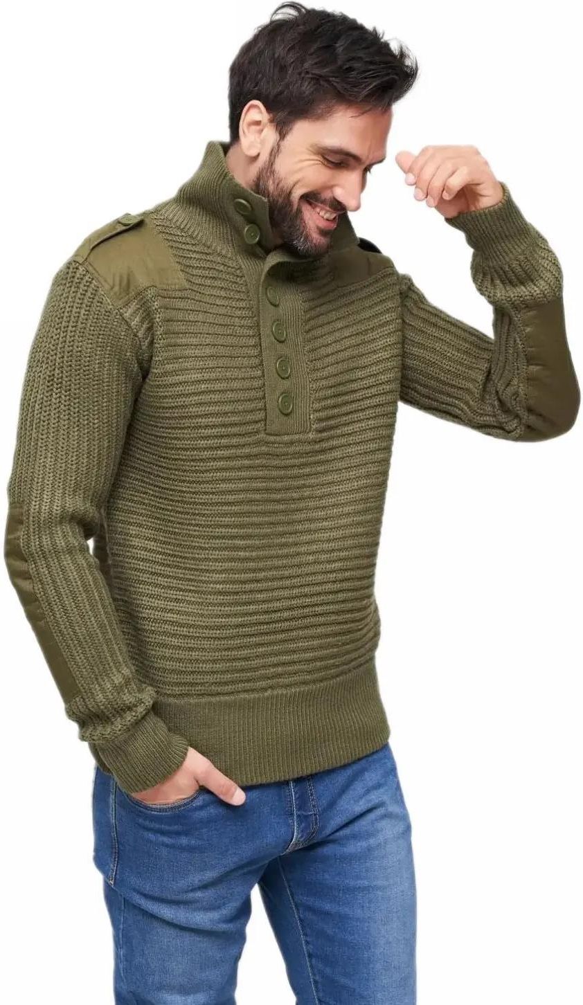 Sweter Wojskowy BRANDIT Alpin Pullover - Oliwkowy L - Ceny i opinie ...