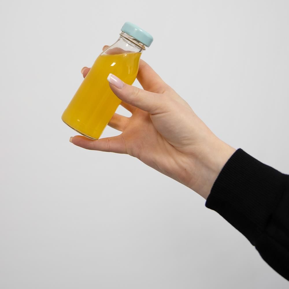 50x Butelki na sok Juice 125ml Szklana Butelka na soczek soki z ...