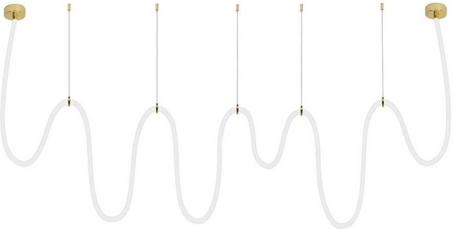 Moosee Lampa Zwis Lasso Led 70W 3000-4000K Lina Złota Biała ...